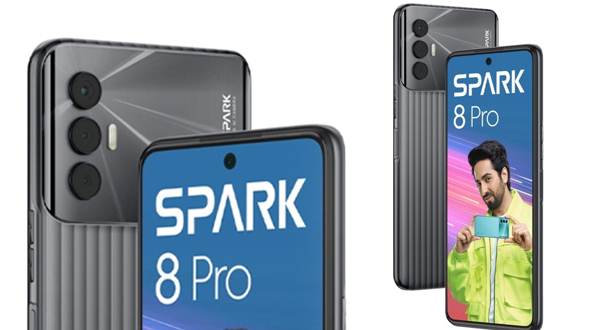 TECNO SPARK 8 Pro launched in India, priced at less than Rs. 11,000 ...