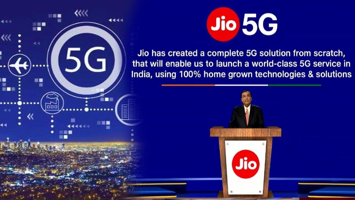 Jio 5G: अंबानींची मोठी घोषणा! देशात उभारणार जगातील सर्वात मोठं ५ जी ... Jio 5G: अंबानींची मोठी घोषणा! देशात उभारणार जगातील सर्वात मोठं ५ जी ...
