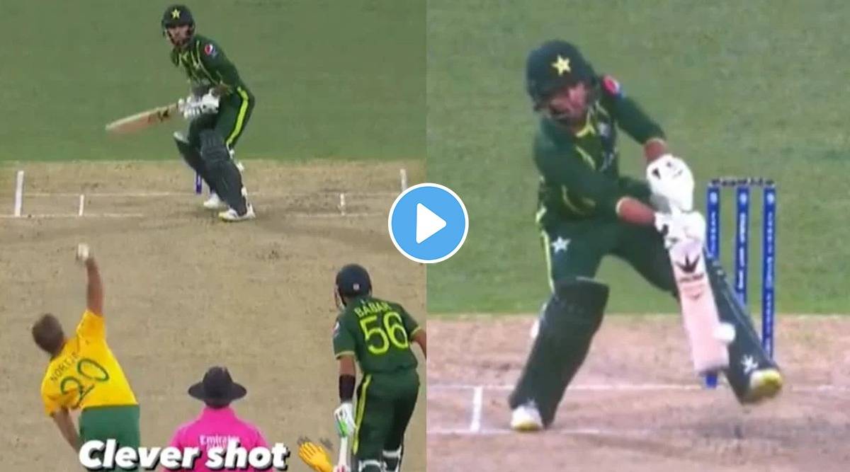 Watch Mohammad Haris Six Anrich Nortje Pak Vs Sa T20 World Cup 2022 Vbm 97