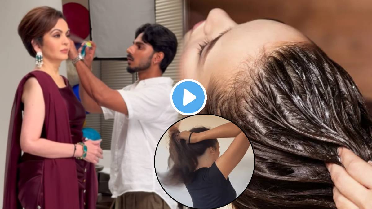 नीता अंबानींच्या स्टायलिस्टकडून ऐका रुपया खर्च न करता केस तुटणं कसं