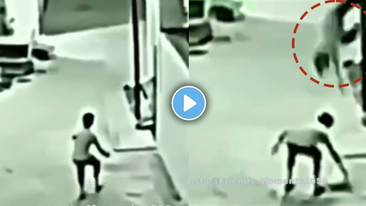 Viral video of a friend saved boy life from falling down friendship video viral on social media ...