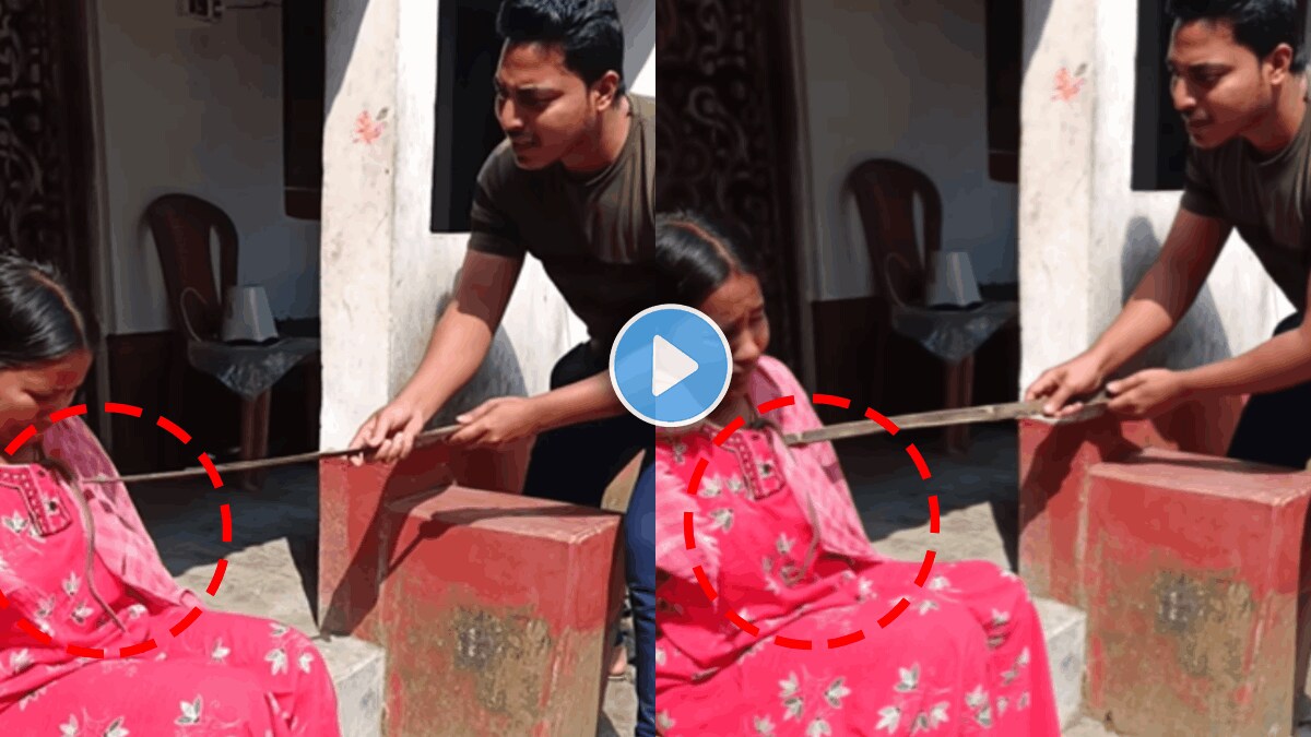 Shocking Video of snake found in woman gown maxi viral video on social media | महिलेच्या ...